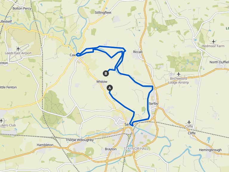 River Ouse: Cawood - Wistow - Selby - Barlby | Wanderung | Komoot